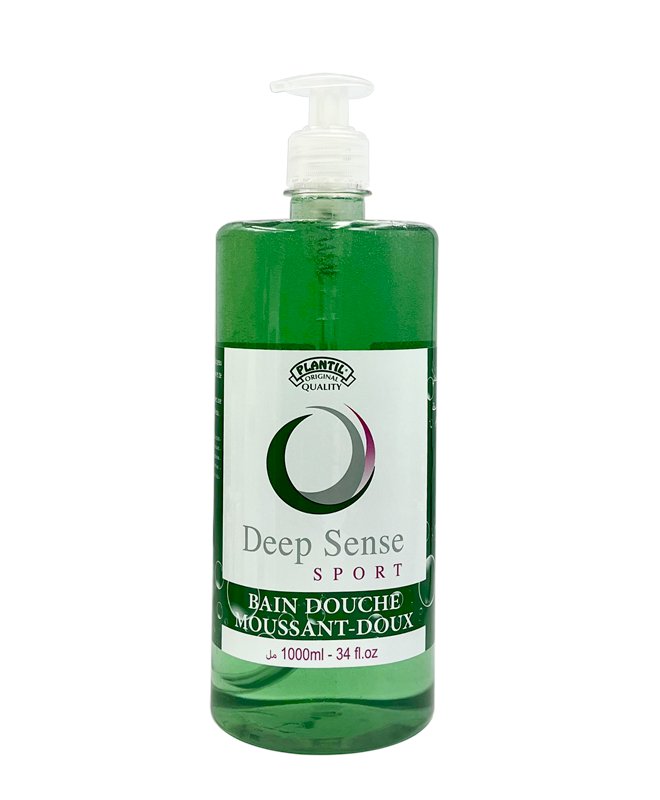 Deep Sense SPORT Bain Douche Moussant Doux 1000ml - Site Officiel